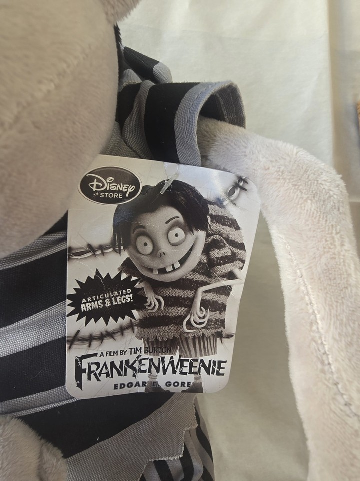 Disney Store /TIM BURTON'S FRANKENWEENIE /EDGAR E GORE /Plush Toy | eBay