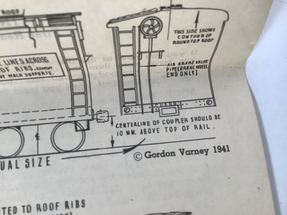 Varney HO Scale Kit R-15 Refrigerator Car Milwaukee Wood assembled 1941 ...