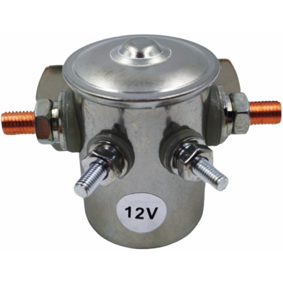 12V 4-Post Continuous Heavy Duty Starter Solenoid Relay 300A In Rush ...