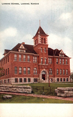 Lansing Kansas School Vintage Postcard | eBay