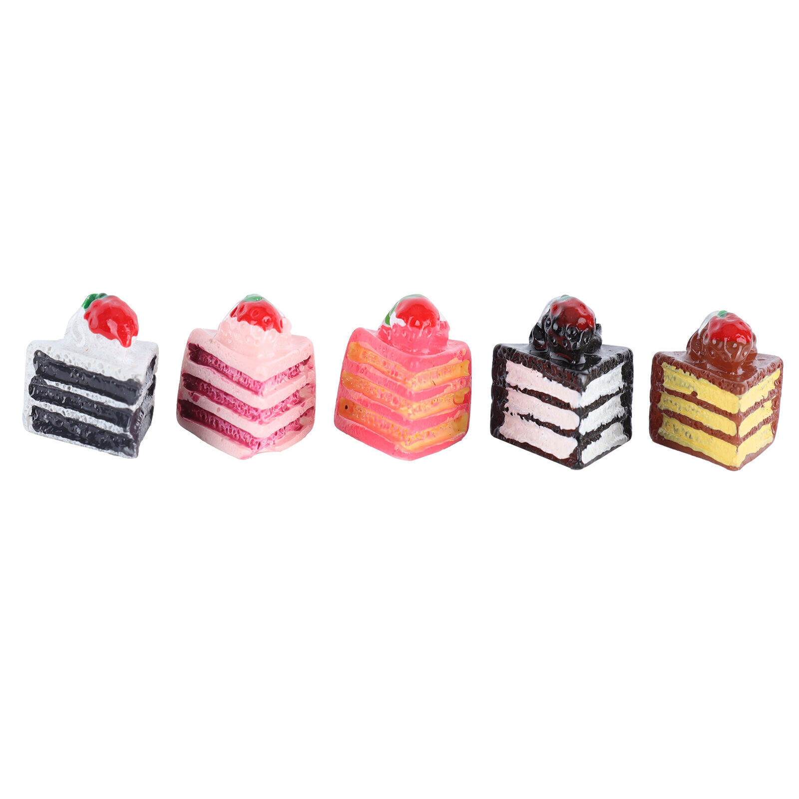Simulation Cakes Adorable Miniature Resin Desserts Toys for Dollhouse ...