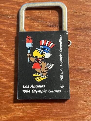 Vintage RARE LOS ANGELES 1984 Olympic Games SAM mascot key ring 2” | eBay