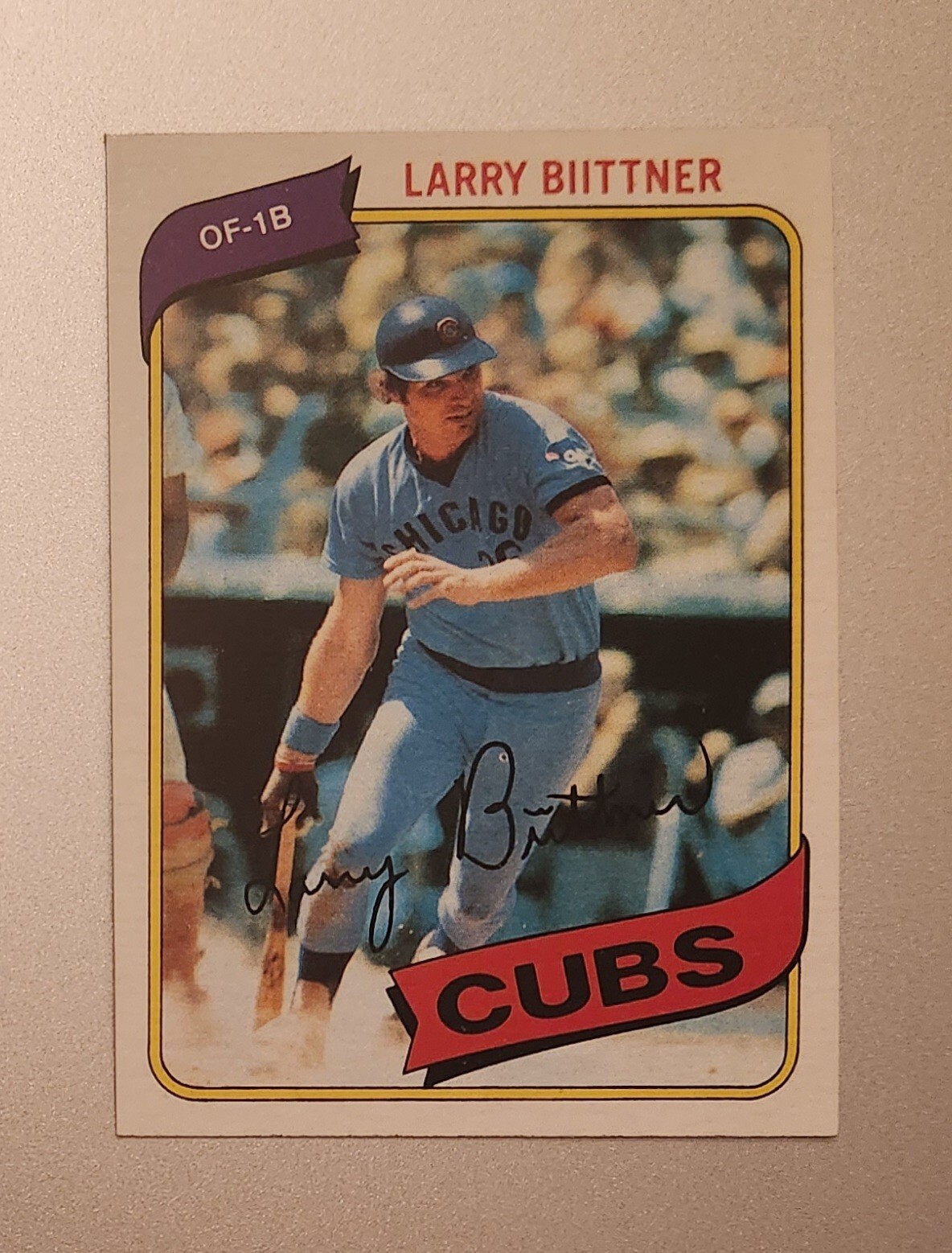 1980 Topps Larry Biittner Chicago Cubs #639 | eBay
