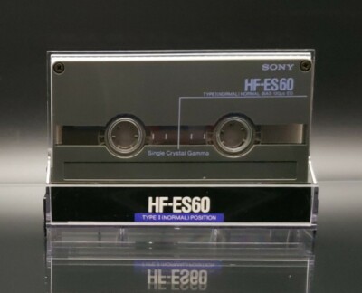 (Used) Sony HF-ES 60 Blank Audio Cassette Tape Type I Normal Position ...