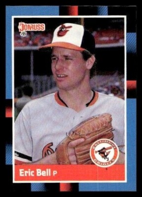 1988 Donruss #125 Eric Bell Pitcher Baltimore Orioles FREE shipping | eBay