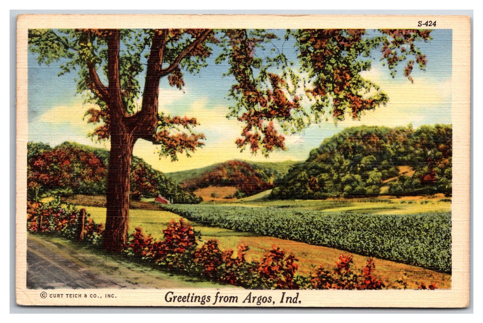 ARGOS Indiana IN ~ Linen l Green & Walnut townships, Marshall County ...