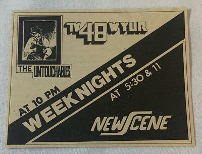 1976 WYUR tv ad ~ THE UNTOUCHABLES | eBay