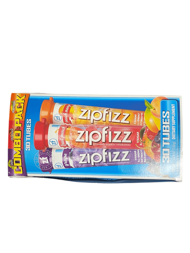 Zipfizz B12 Energy & Vitamin Hydration Tubes 30ct Combo Pack New Open ...
