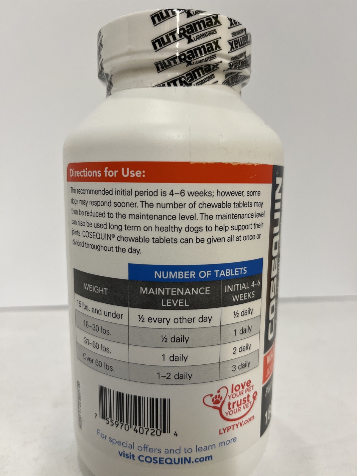 Cosequin DS Plus MSM Joint Health Supplement for Dogs - 180 Chewable ...