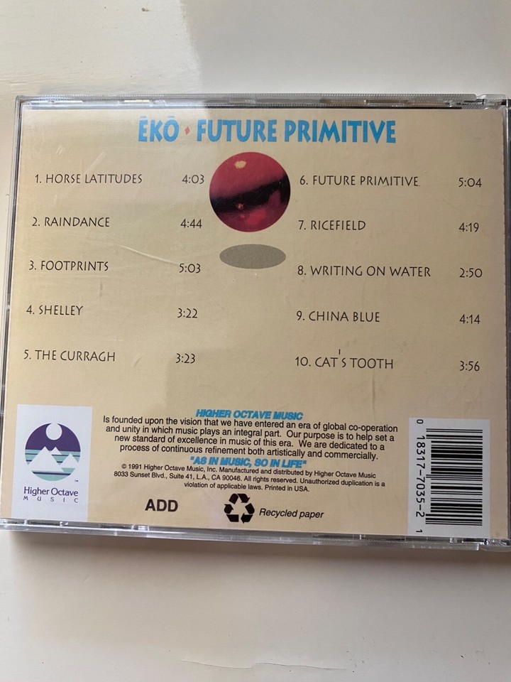 EKO Future Primitive Higher Octave Music CD LIKE NEW | eBay