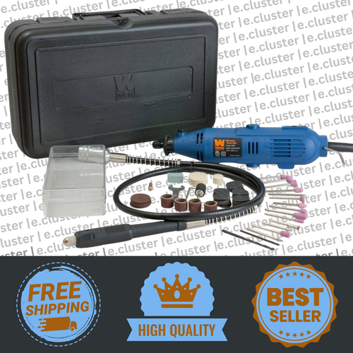 WEN Variable Speed Rotary Tool Kit Dremel Rotary Grinder Cutter with ...