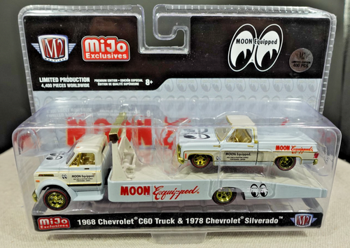 M2 Machines 1968 Chevrolet C60 Ramp Truck & 1978 Silverado CHASE 1/64 ...