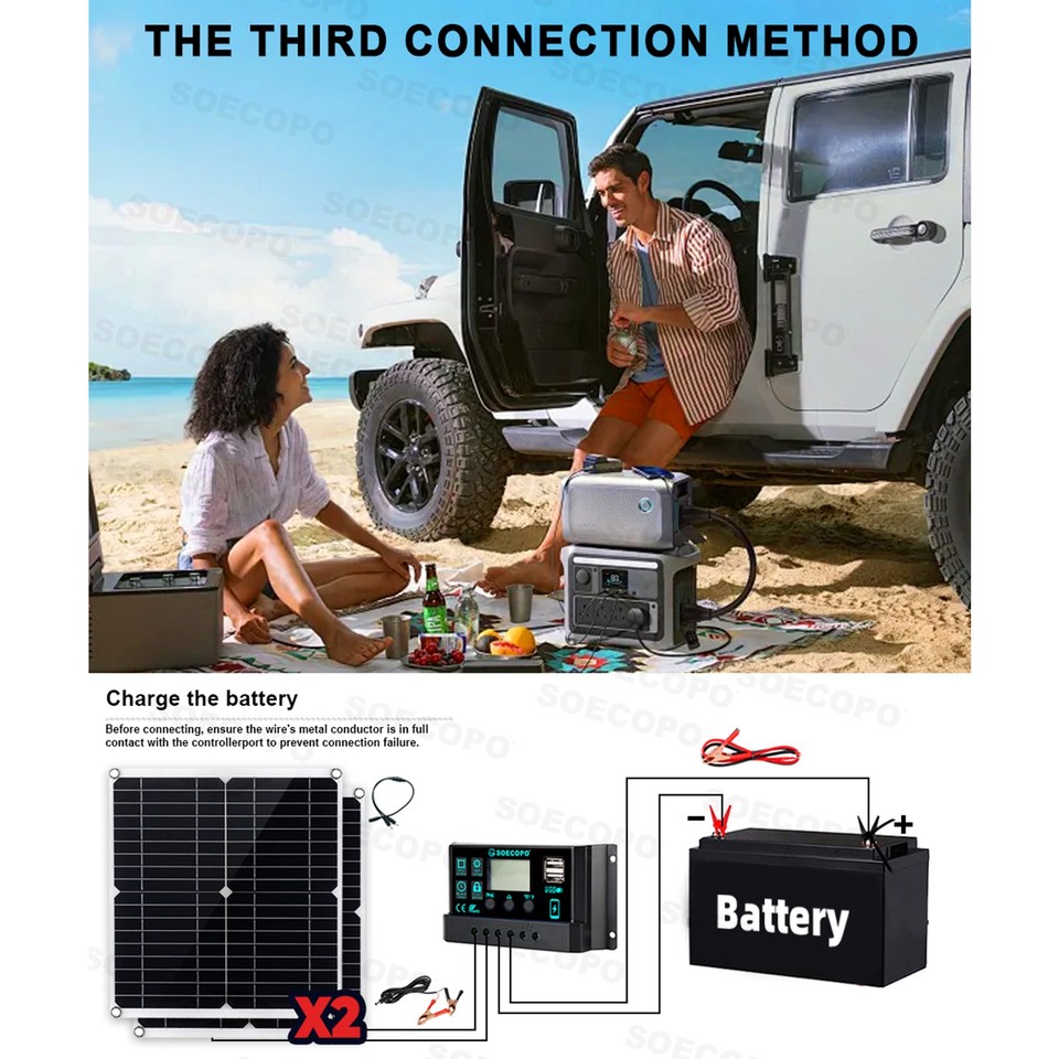 Complete 7000W Off-Grid Solar Kit 7000W Inverter 2pc 300W Solar Panels ...