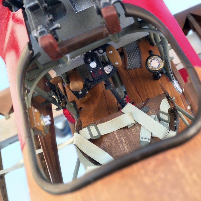 Artesania Latina Fokker Dr.I Red Baron 1:16 Metal & Wood Model Plane ...