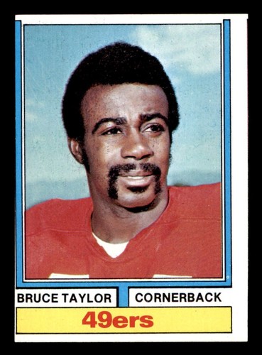 1974 Topps Football #241 Bruce Taylor VG/EX *d2 | eBay