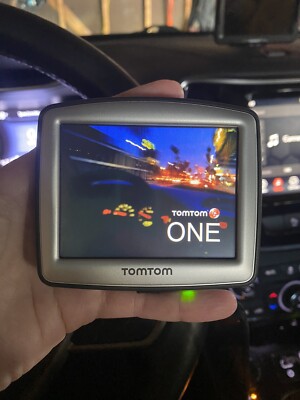 TomTom ONE N14644 Car GPS Navigator 3.5" Screen With Soft Case And Cord ...