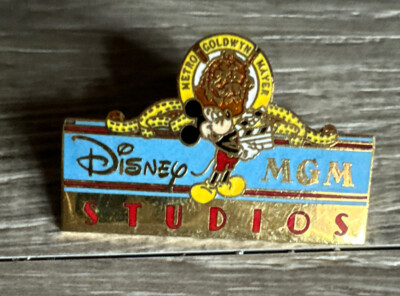 Vtg Disney Pin Trading MGM Studios Gold Tone Lapel Mickey Mouse ...