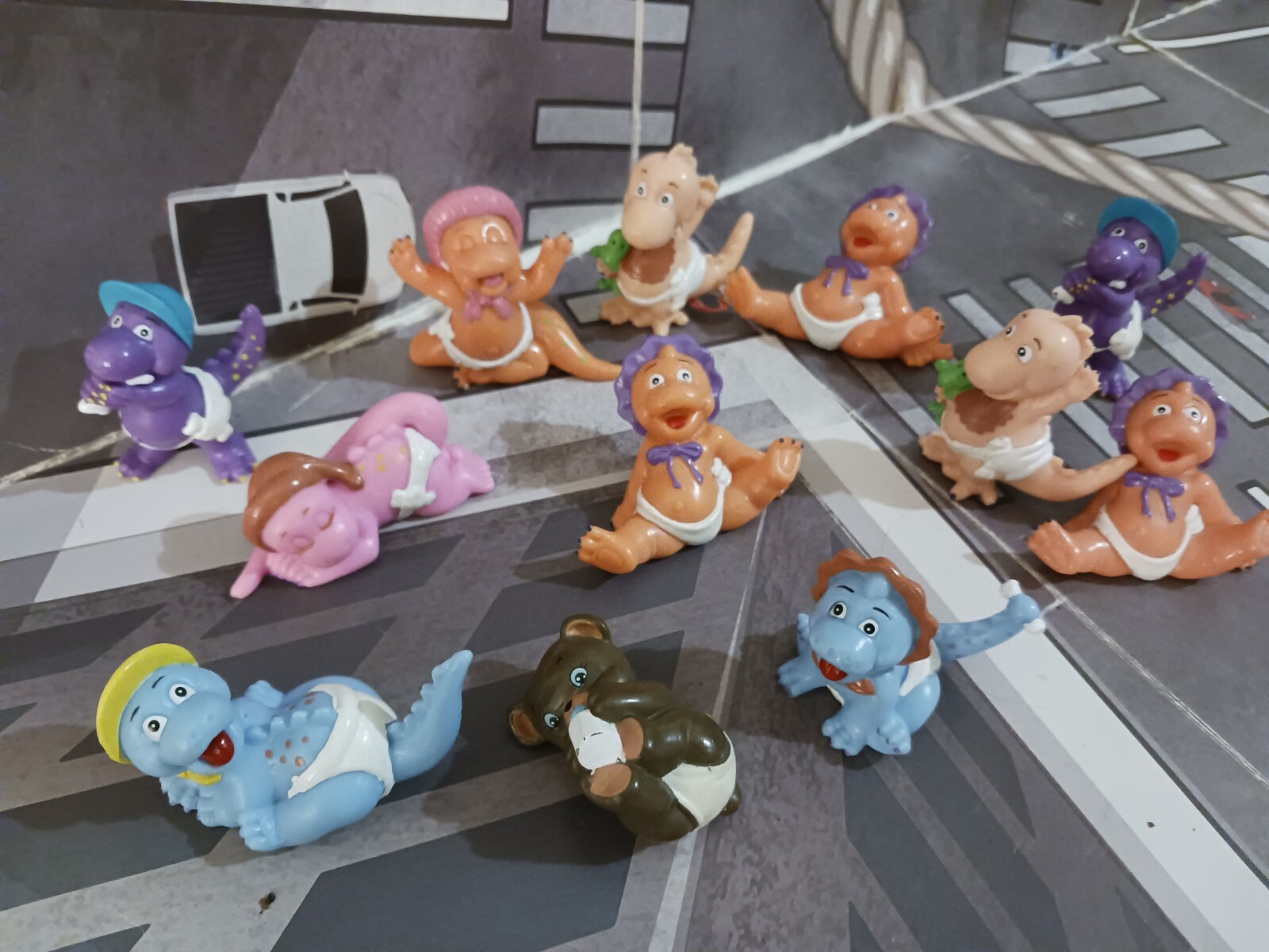 Galoob Magic Diaper Dino Babies 1990s Figurines Lot Of 12 Assorted ...