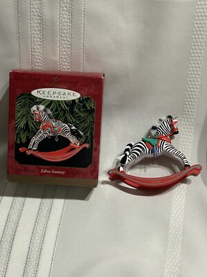 Hallmark Keepsake Ornament 1999 Zebra Fantasy | eBay