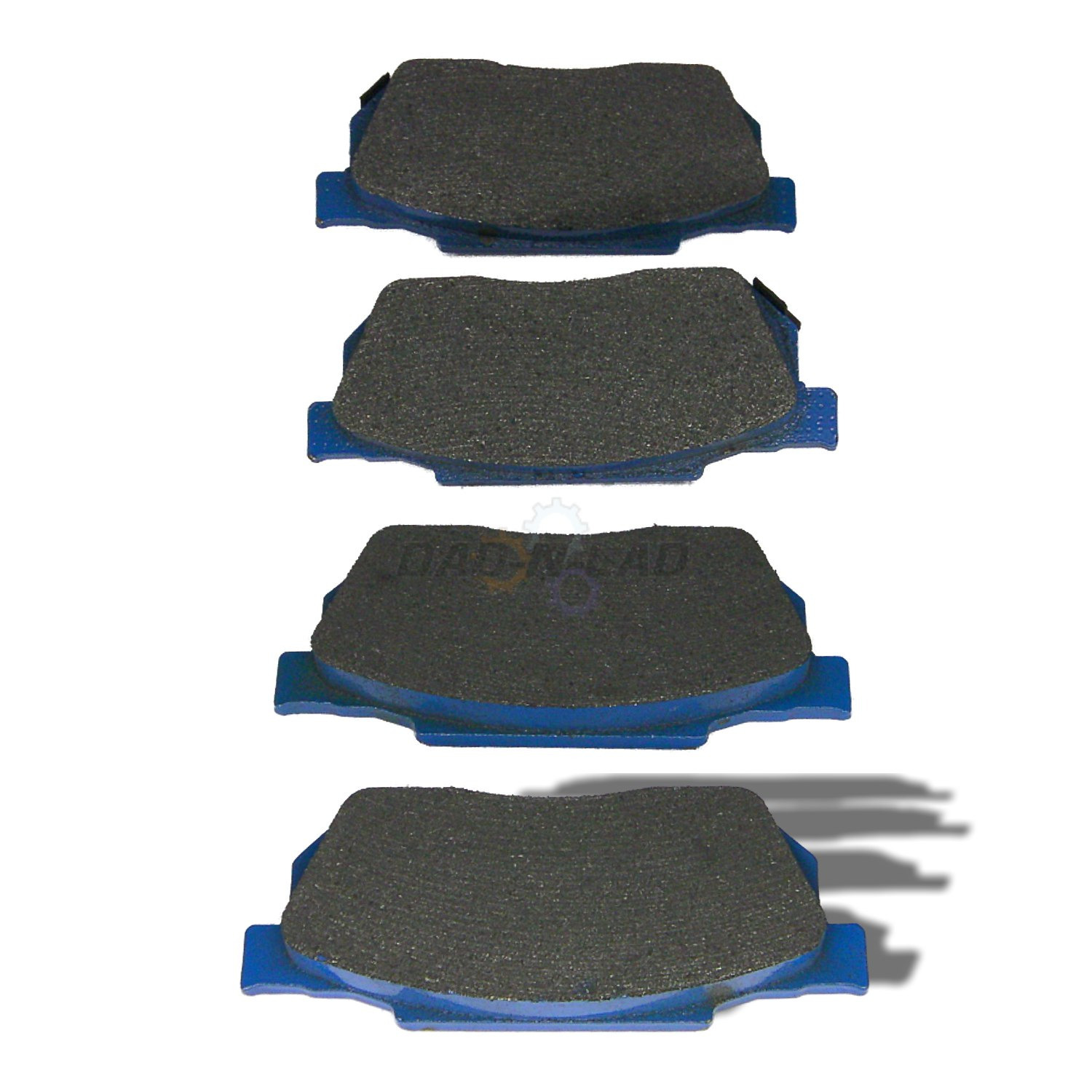 Ultimate Brake Pad UBP MXD256 Semi-Metallic Shimmed Disc Brake Pads ...