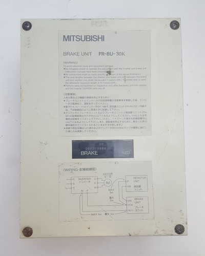 MITSUBISHI FR-BU-30K 400 VDC BRAKE UNIT VARIABLE FREQ DRIVE | eBay