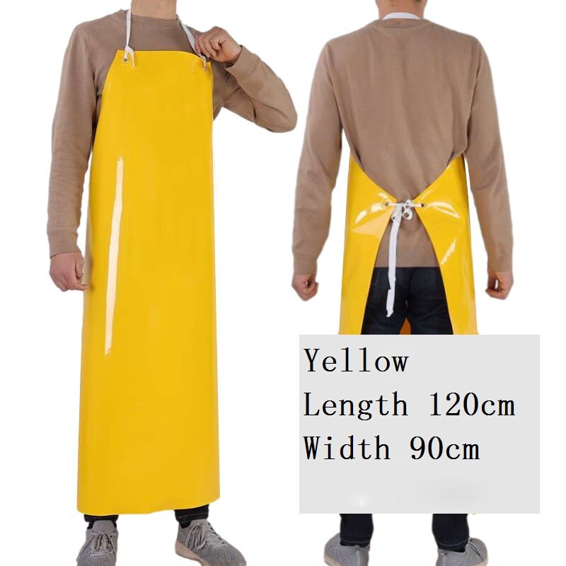 Women Men TPU Bib Apron Waterproof Anti-Oil Home Garden Cleaning ...