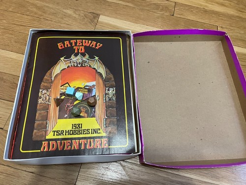 Dungeons & Dragons Fantasy Adventure Game Basic Boxset w/dice TSR ...