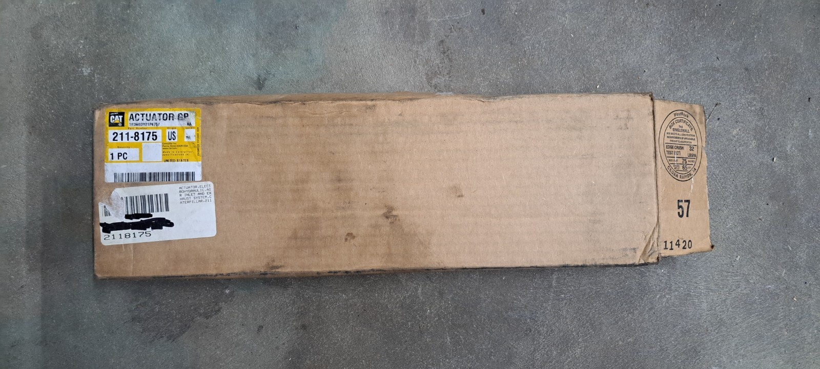 Caterpillar Electrohydraulic Actuator Part# 211-8175 (No Core Required ...