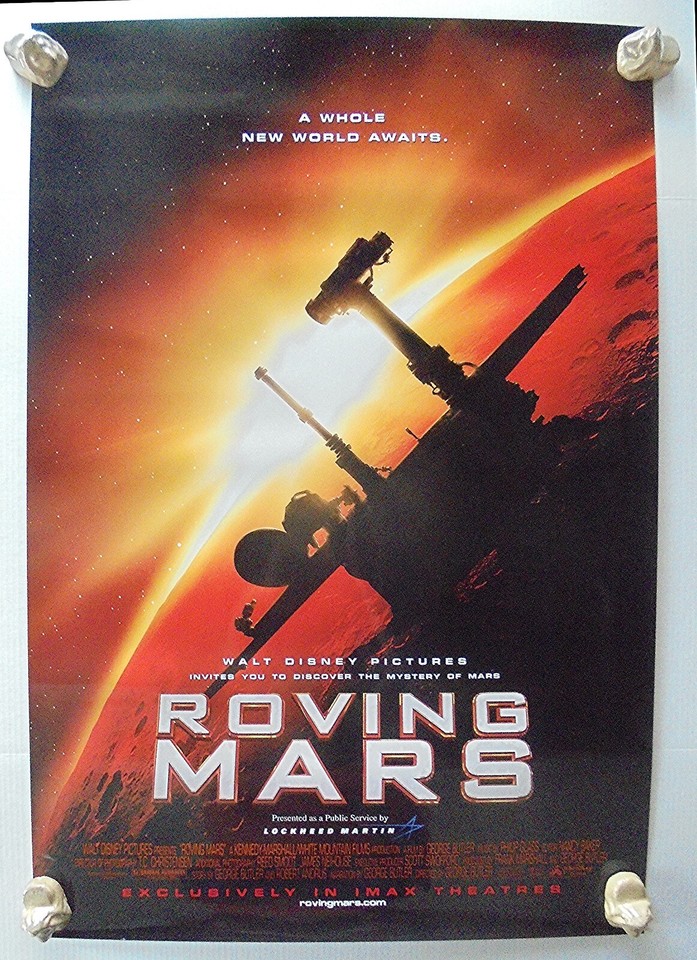 ROVING MARS (2006) ORIGINAL MOVIE POSTER - ROLLED - DOUBLE-SIDED | eBay