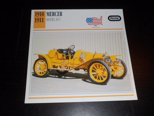 VARIOUS MERCER Car Photo Spec Sheet Stat Info CARD | eBay