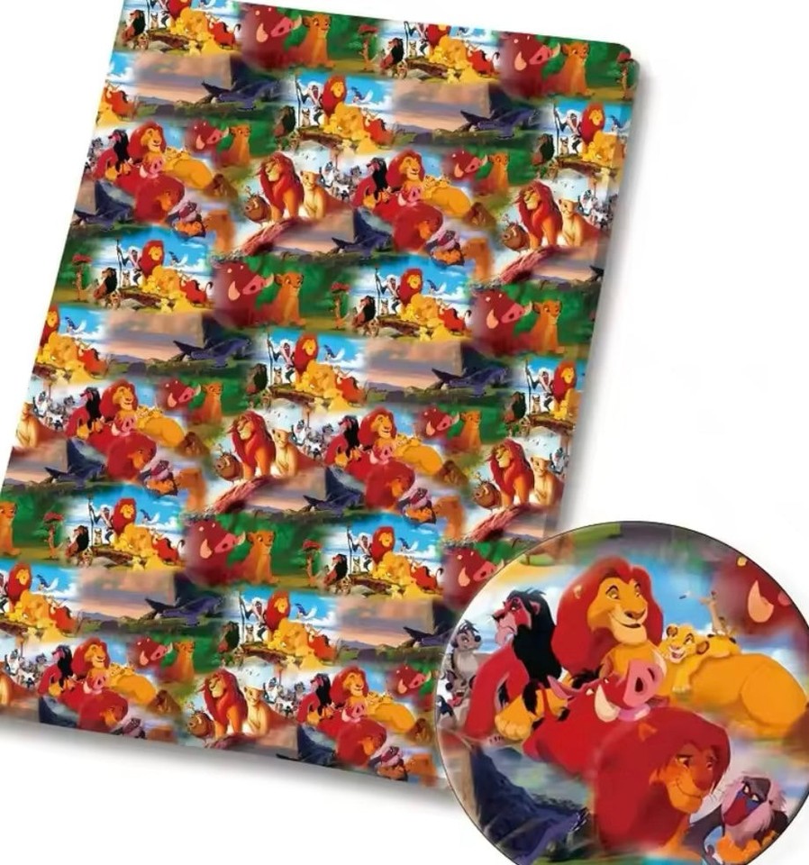 Disney Lion King Simba character Polycotton Fabric Half Yard (18” x 50 ...