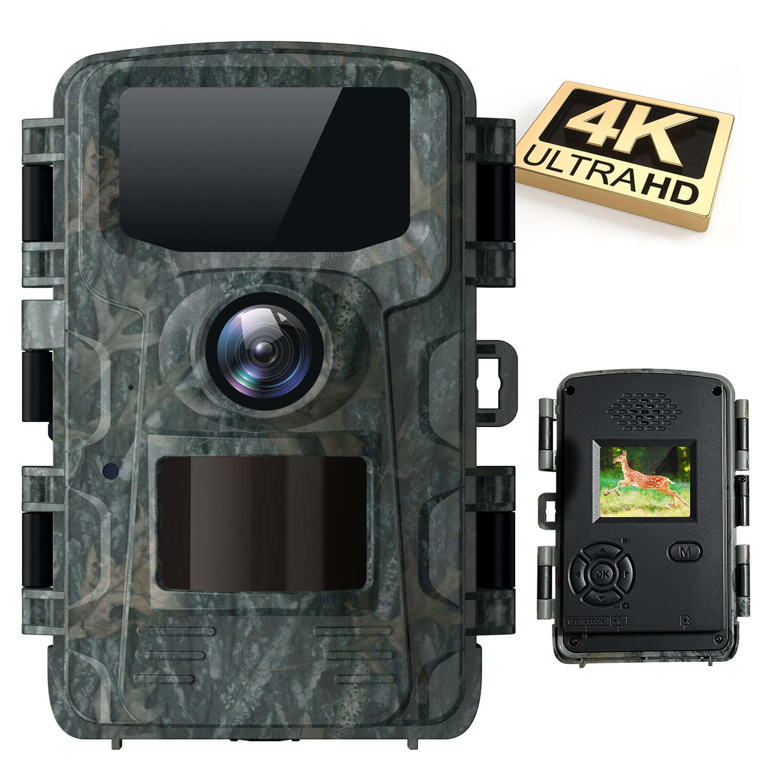 Trail Camera 4K 40MP Hunting Game Camera with 120°Wide Angle 0.1s ...