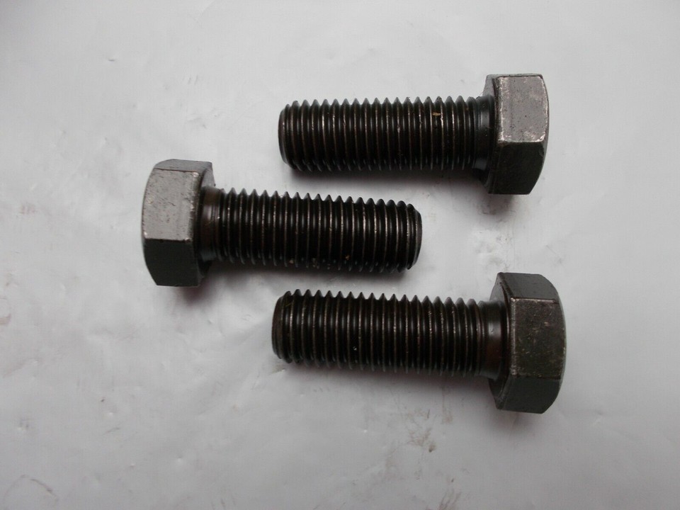 Hex Head Bolt M18 18mm x 2.5 x 50mm Long 10.9 Steel " 3 Bolts " M18-2 ...