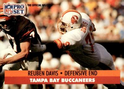 1991 Pro Set #669 Reuben Davis | eBay