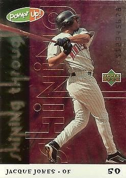 Jacque Jones 2004 Upper Deck Power Up #ST-73 Shining Through Minnesota ...