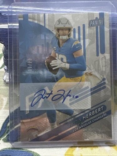 2024 The National Panini Silver Pack Justin Herbert Auto #’d /10 NSCC ...