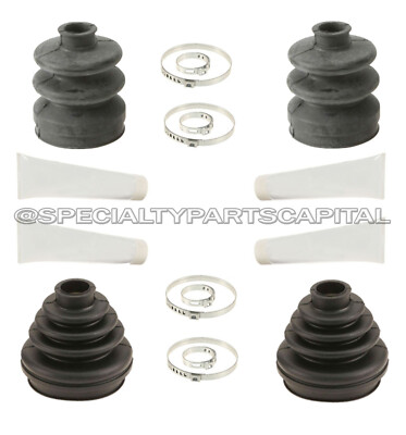 Porsche 911 996 Front Inner Outer Driveshaft CV Boot Kit w/Clamps ...