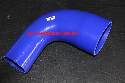 TOG 2-2.25 INCH 51-57MM 90 DEGREE SILICONE HOSE REDUCER BEND ELBOW blue ...