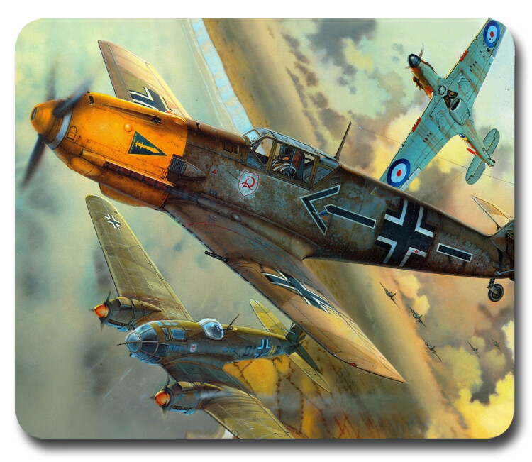 World War II WW2 Fighter Planes ~ Mouse Pad / Mousepad ~ Aviation ...