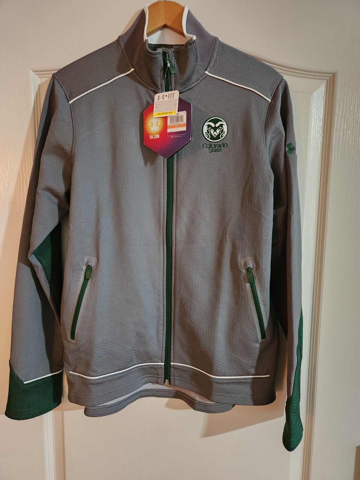 CSU Colorado State University Full Zip Jacket Under Armour Cold Gear ...