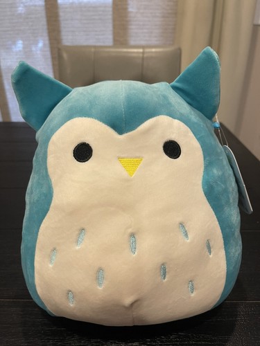 Squishmallow Winston the Owl 10” Soft Teal Blue OG Original Squad NWT ...