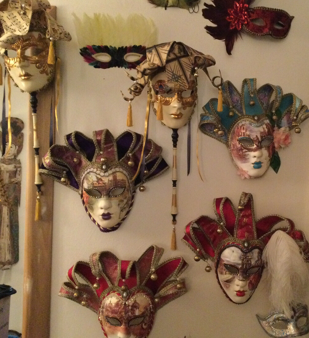 Blank Carnival Assorted Masks Carnival Decorations Diy
