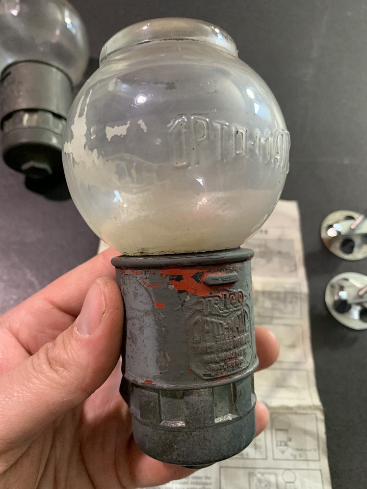 Vintage Original TRICO Glass Opto-Matic Oilers Early Auto Parts Buffalo ...