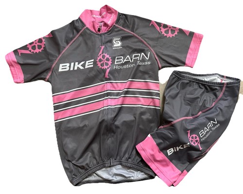 Squadra Bike Barn Houston Women’s Cycling Club Kit Size S, XS Gray and ...