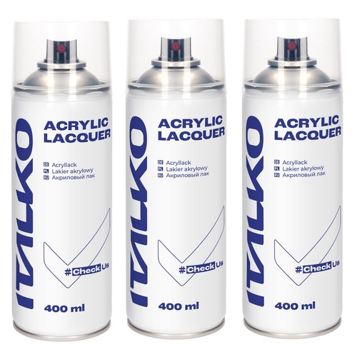 3x Acryl Klarlack Lackspray Matt Sprühlack Spraydose 400ml Autolack ...
