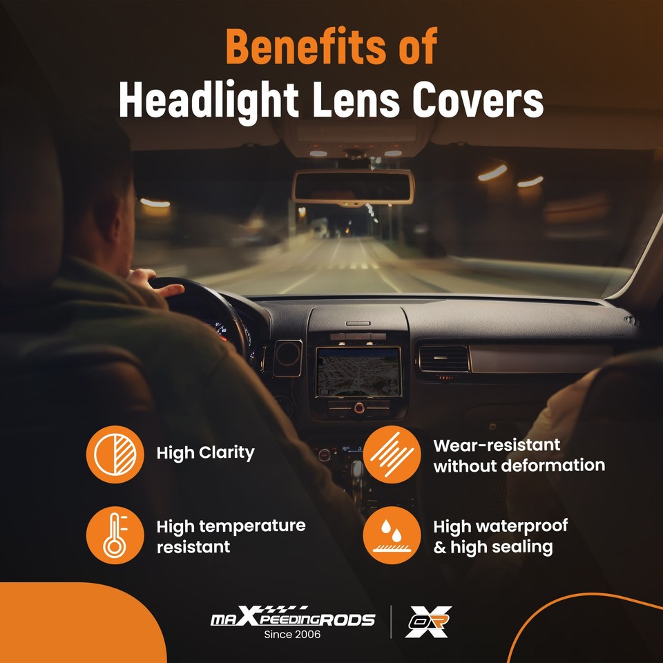 Clear PC Headlight Lens Housing Cover for Mazda CX-7 2007-2012 Front ...