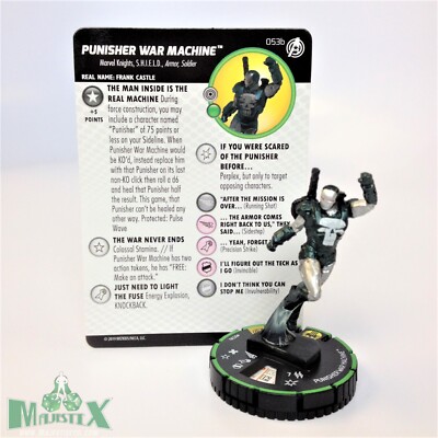 Heroclix Captain America and Avengers set Punisher War Machine #053b ...