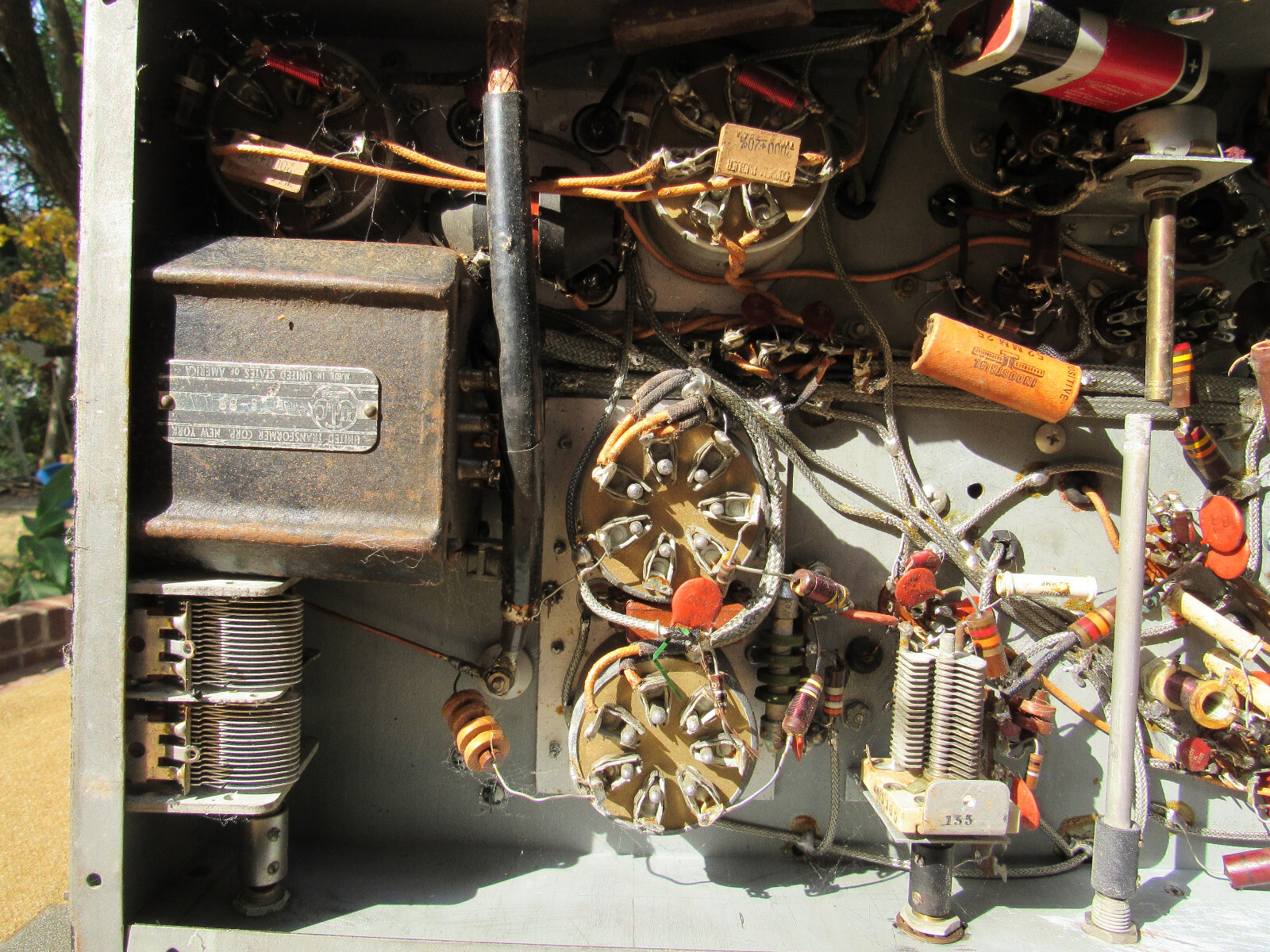 Vintage Home Brew HomeMade HAM Radio Tube Type Transmitter UTC LS-88 ...