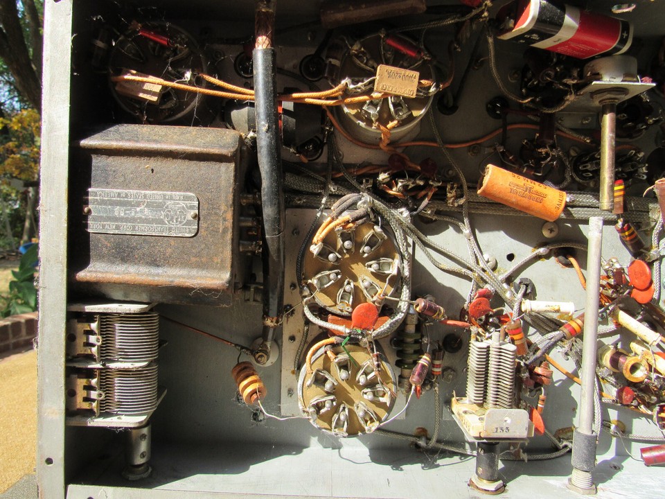 Vintage Home Brew HomeMade HAM Radio Tube Type Transmitter UTC LS-88 ...