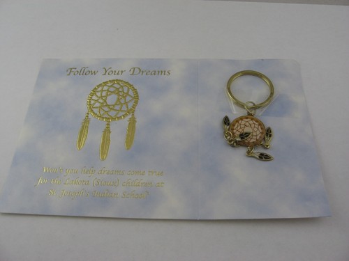 St. Joseph Indian School Dream Catcher Keychain Follow Your Dreams | eBay